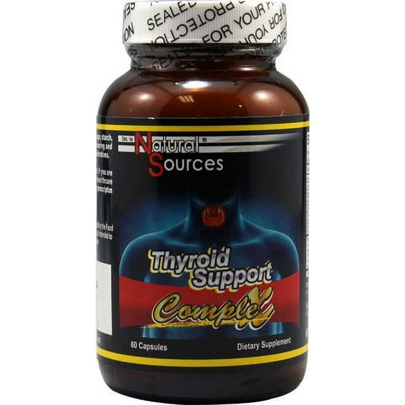 Natural Sources Thyroid Support Complex, 60 Ct - Walmart.com