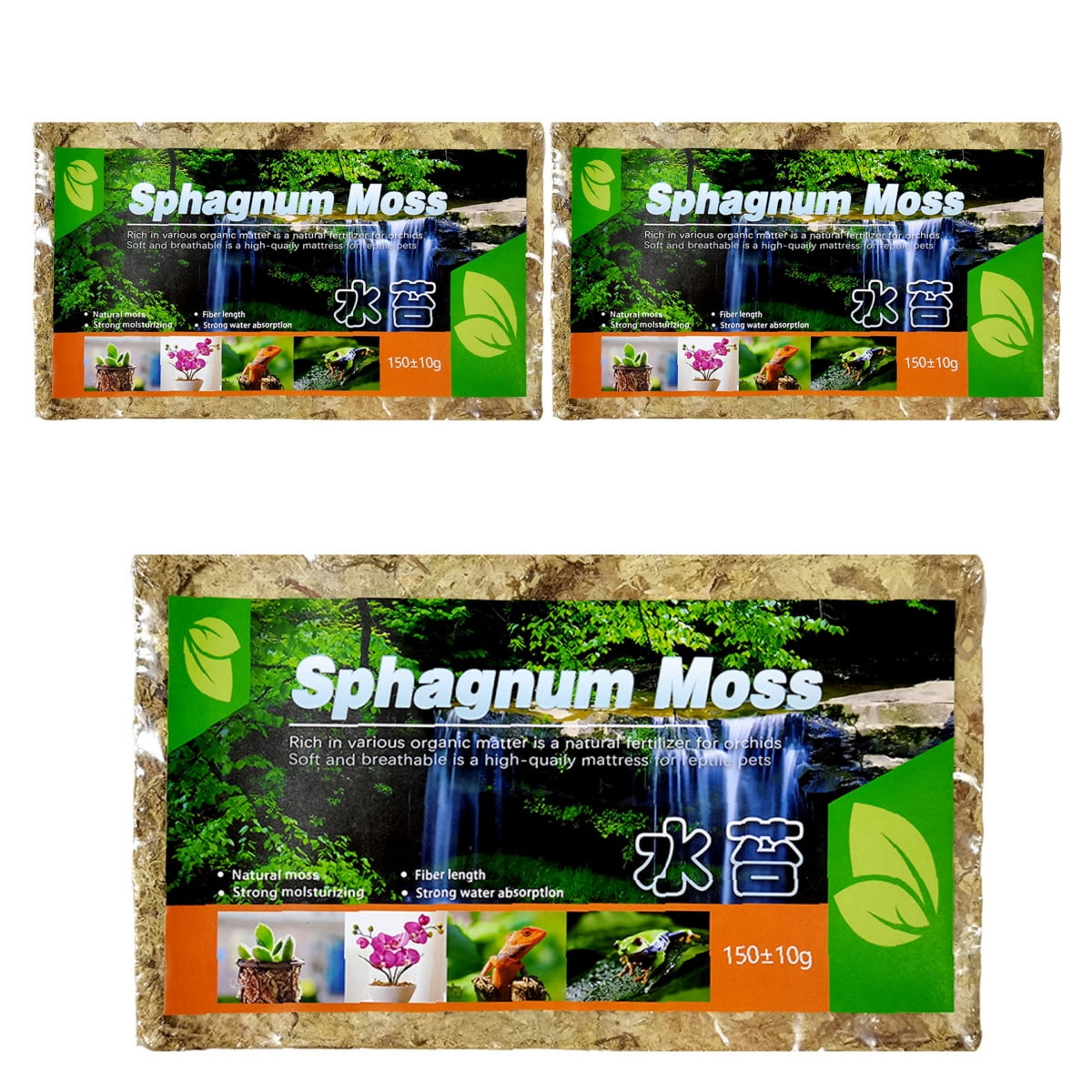 Natural Sphagnum Moss for Plants Premium Peat Moss Dried Long Fiber ...