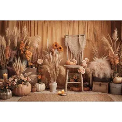 Natural Spring Hanging Flower Photography Backdrop Sakura Blossom Gre ...
