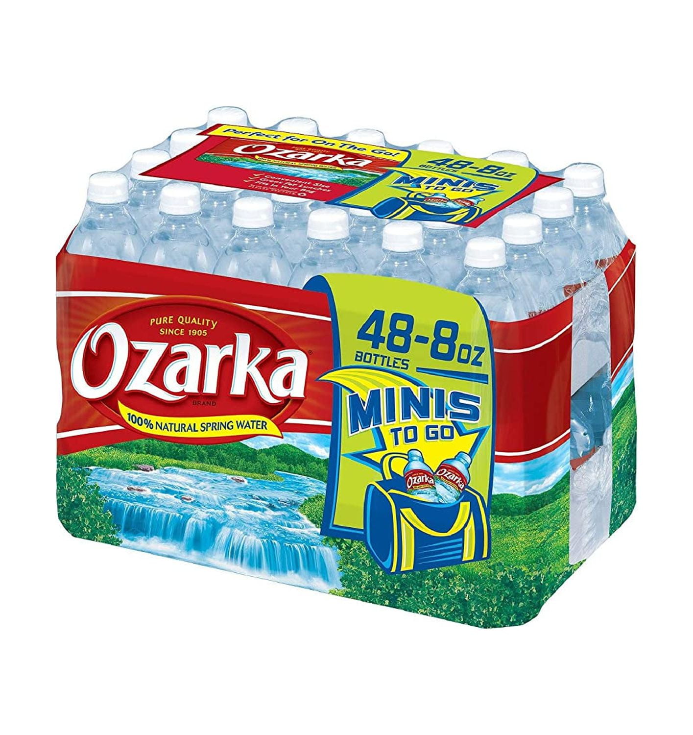 Natural Spring Water - 48/8 Ounce - Walmart.com