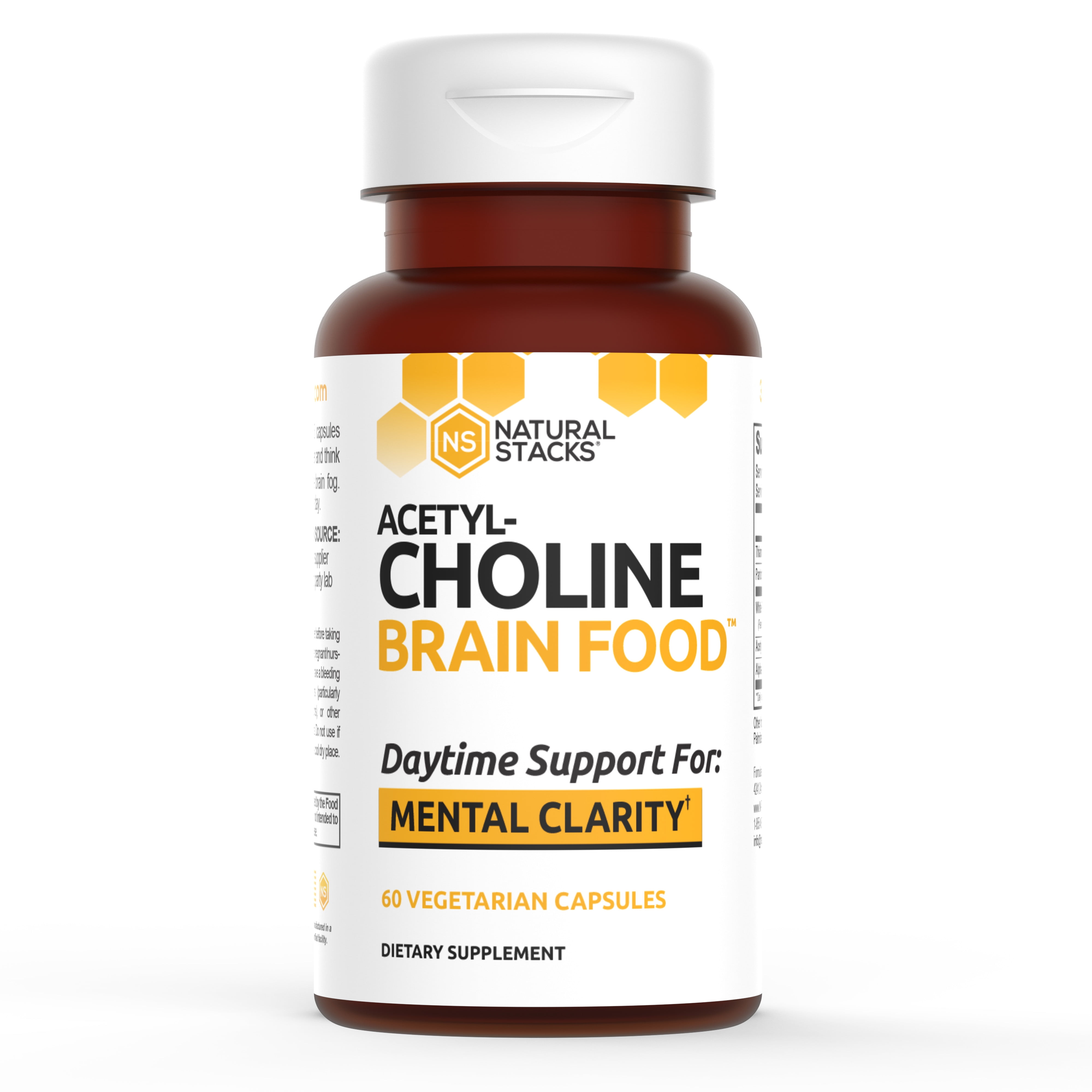 Natural Stacks Acetylcholine Supplement 60 ct - Faster Thinking ...