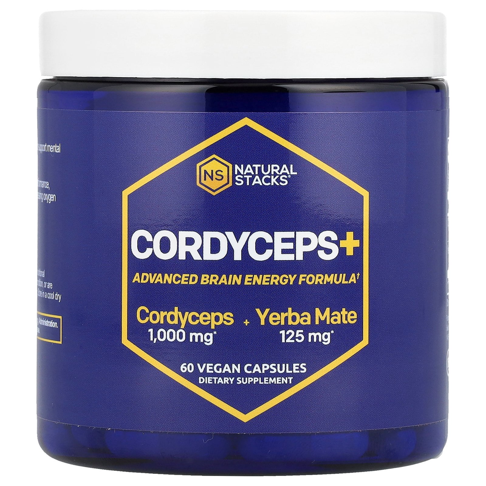 Natural Stacks Cordyceps+, 60 Vegan Capsules - Walmart.com
