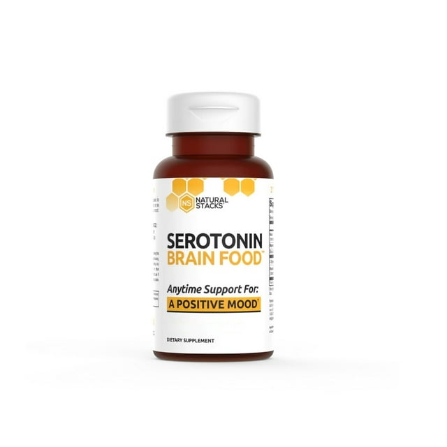 Natural Stacks Serotonin Mood Enhancer & Anxiety Stabilizer Capsules ...
