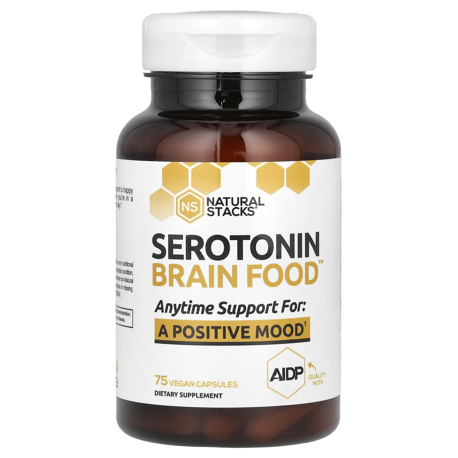 Natural Stacks Serotonin Mood Enhancer & Anxiety Stabilizer Capsules ...