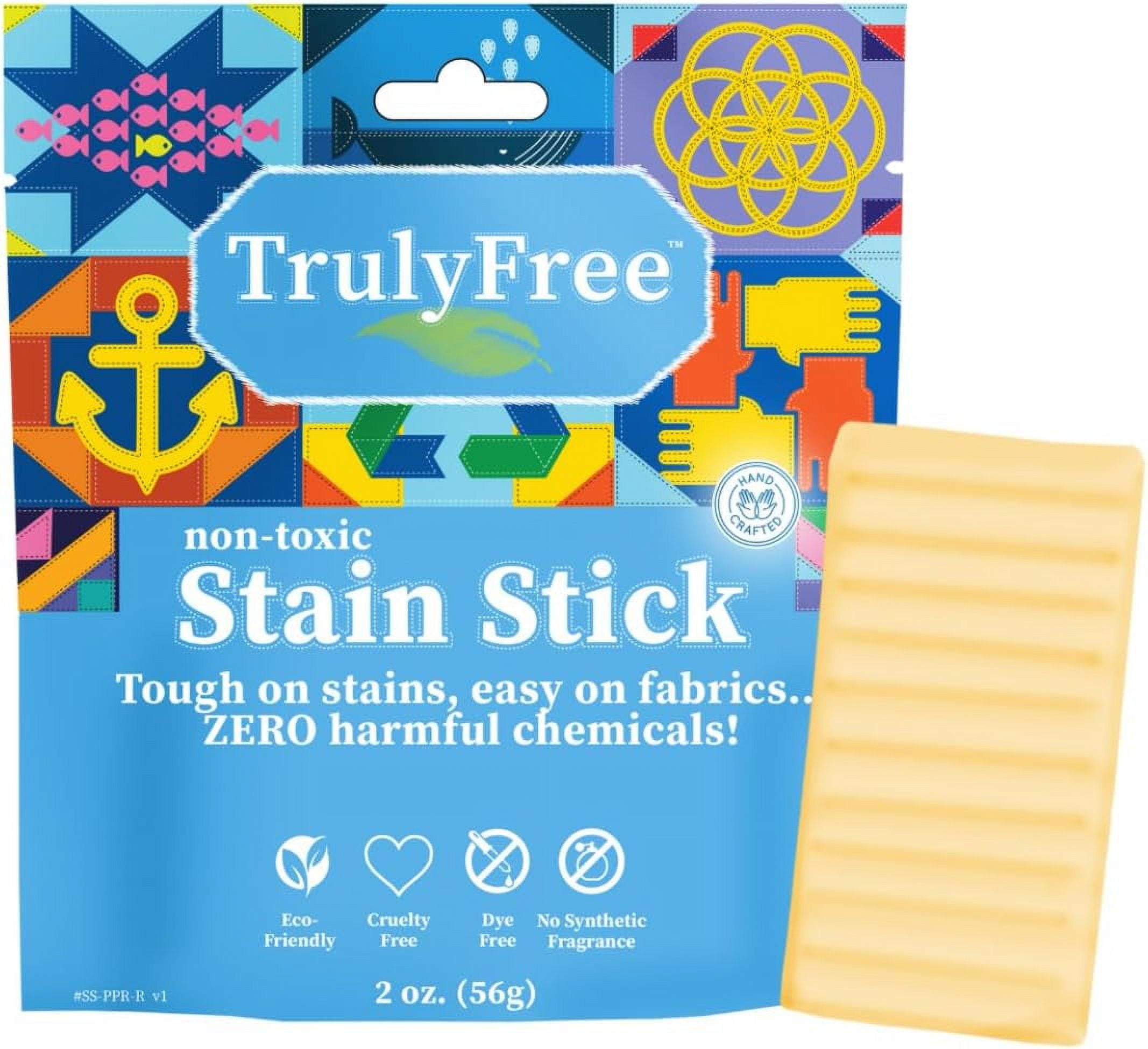 Natural Stain Stick - Stain Remover Bar Soap, Gentle On Fabric - Spot ...