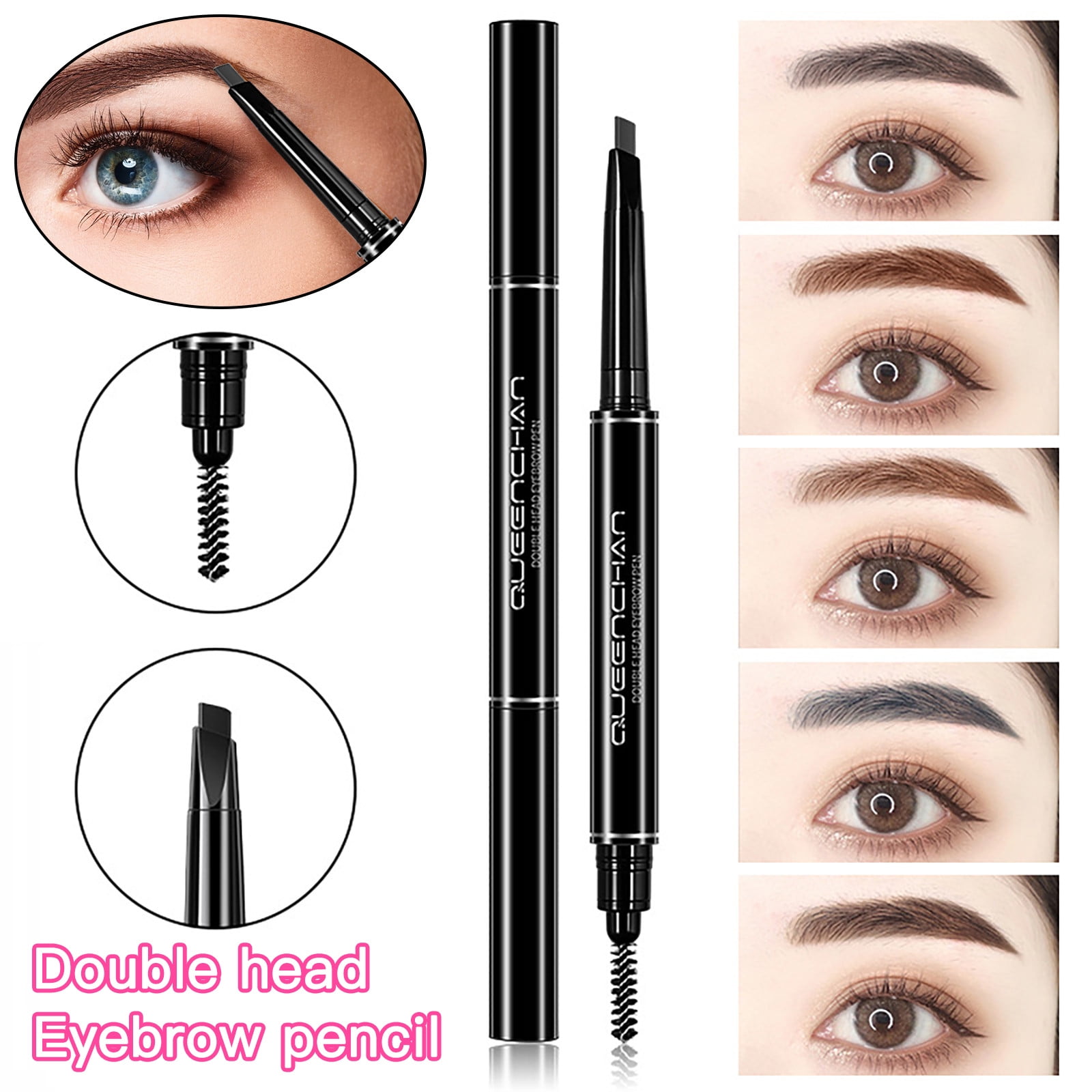 Natural Stereo Eyebrow Pencil, Non-Transferable Lead, Smudge-Proof ...