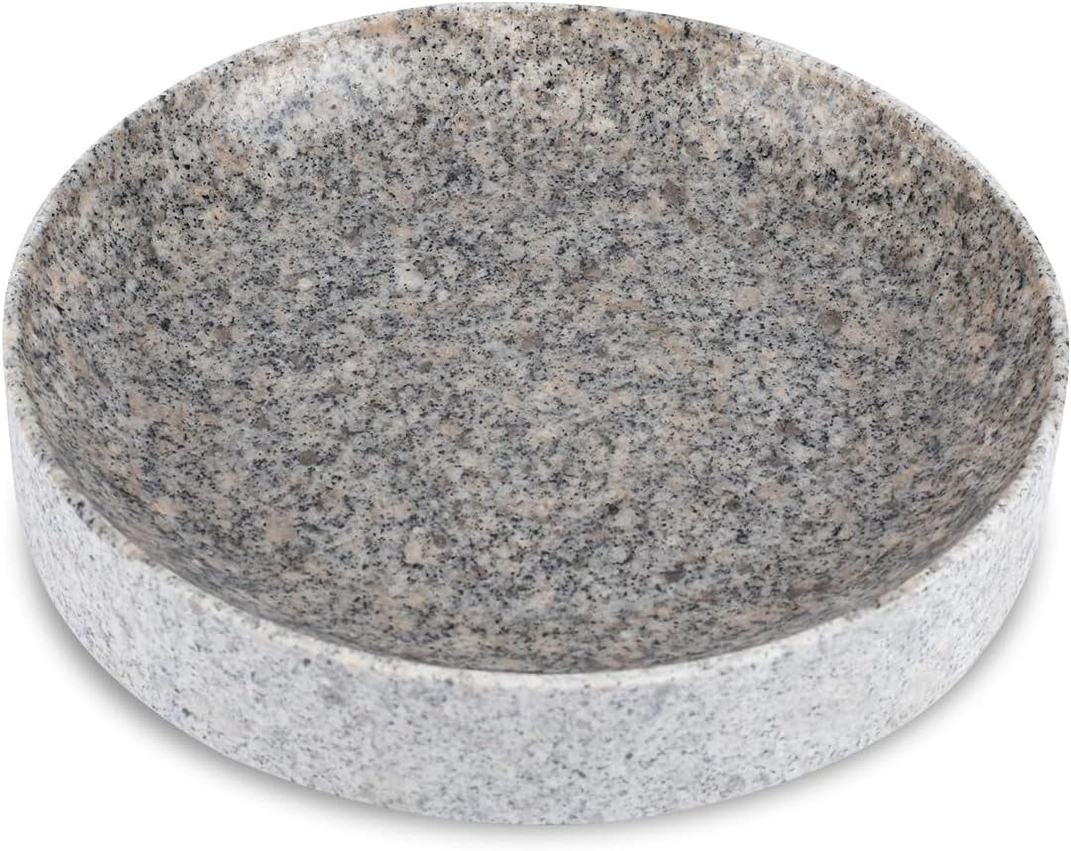 Natural Stone Bird Bath – Marble Bird Bath Bowl for Outdoor Garden ...