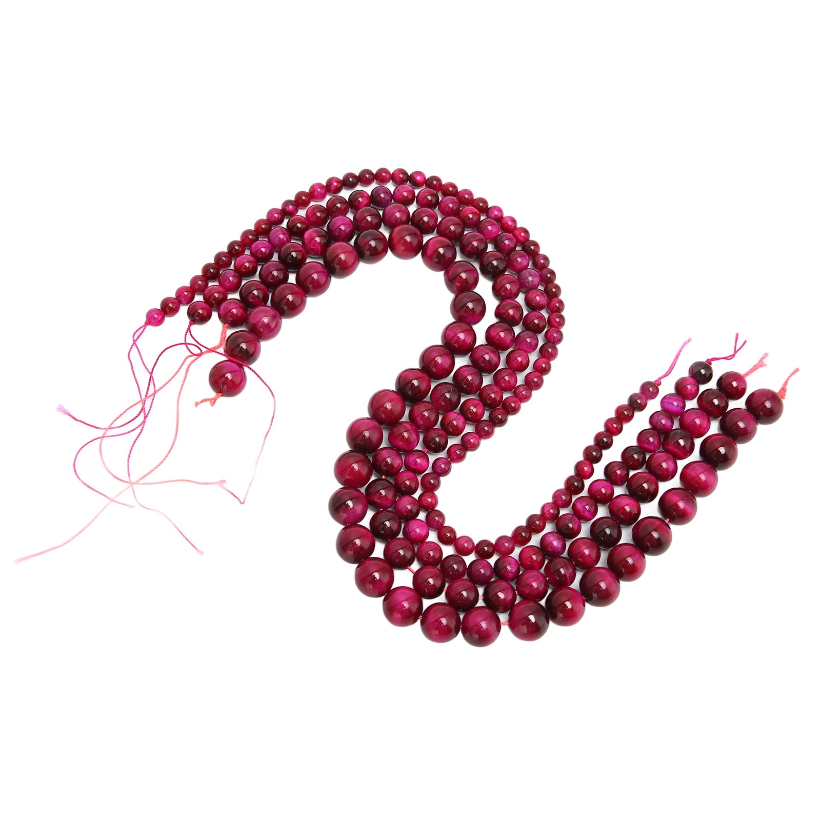 Natural Stone Loose Beads Smooth Elegant DIY Jewelry Decorative Bead ...