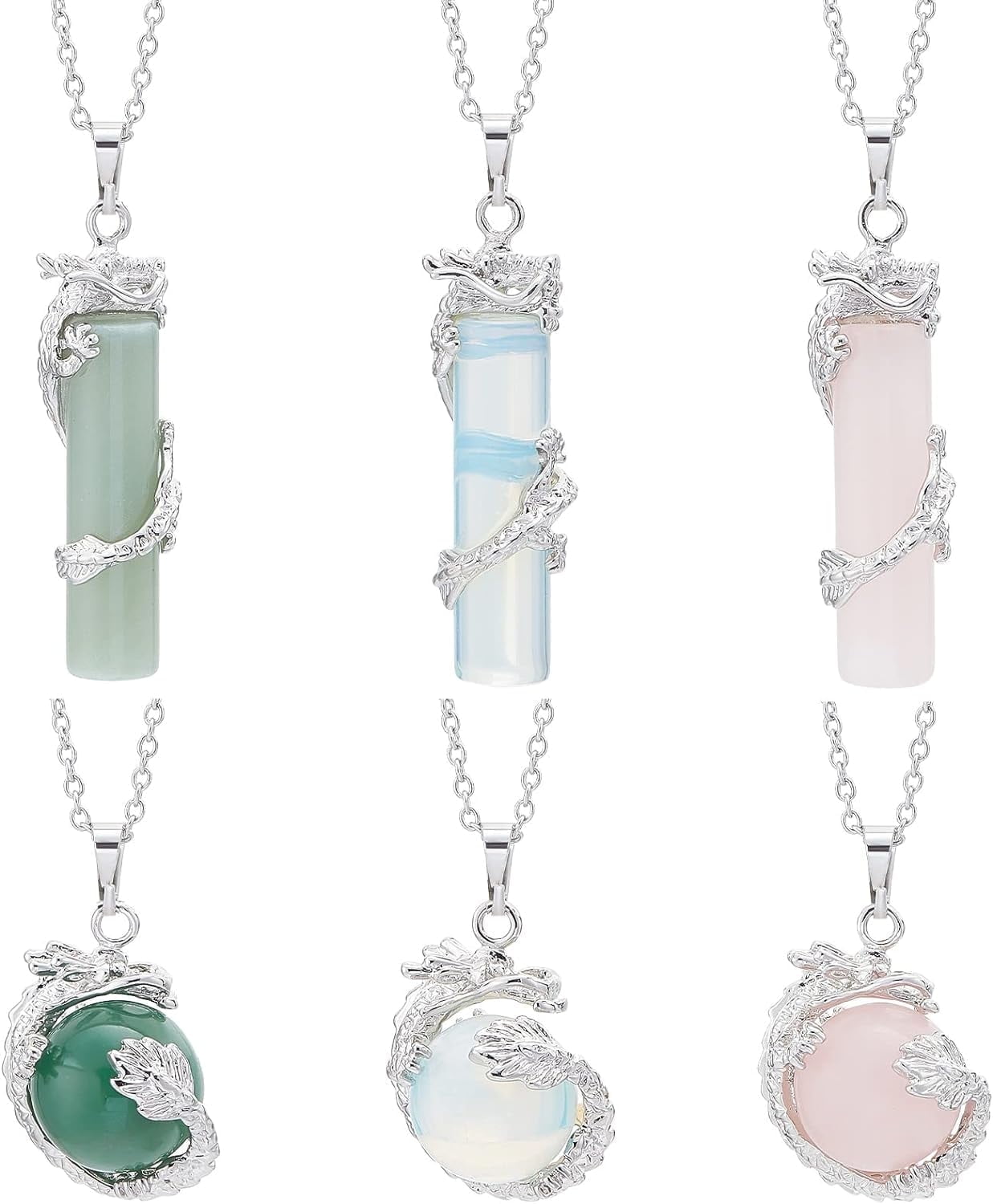 Natural Stone Pendants Large Charms - Walmart.com