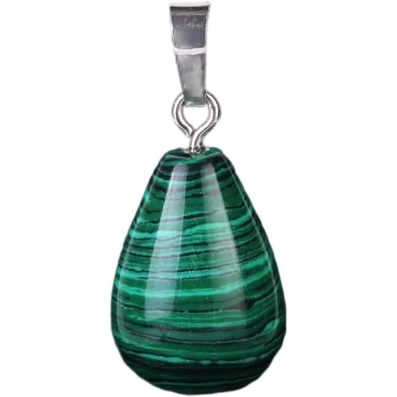 Natural Stone Water Drop Pendant Pear Shape Bead Purple Crystal Pink ...