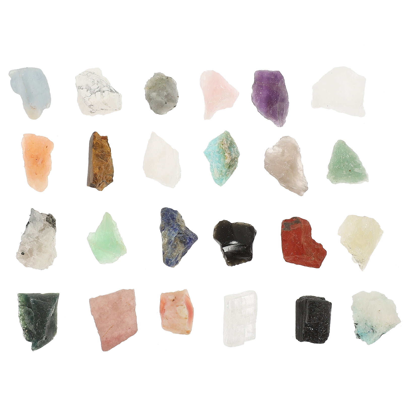 Natural Stones,1 Box of Irregular Crystal Stone Sample Mineral Stones ...