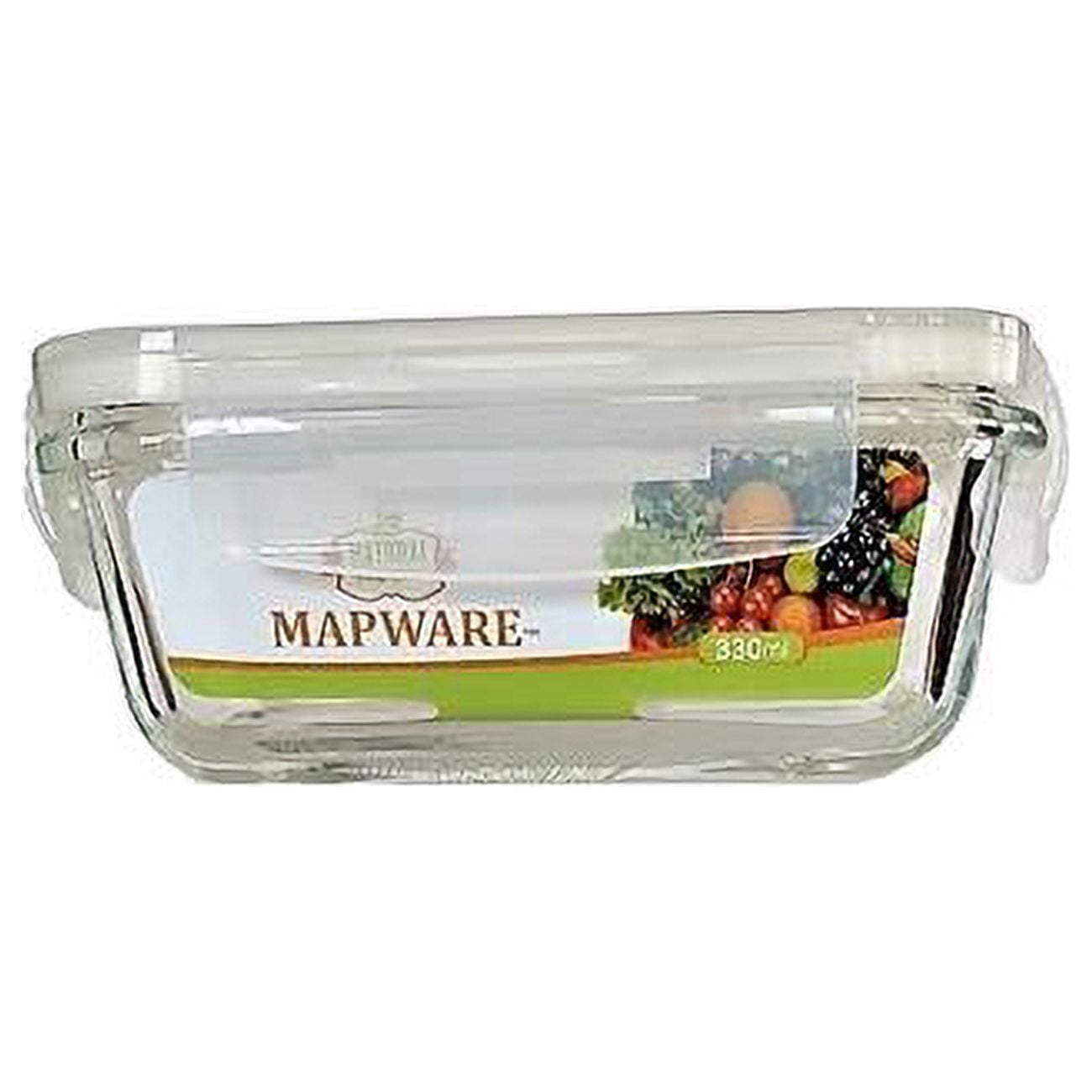 Natural Storage Systems 704-5003 Mapware Glass Bowl - 330 ml - Walmart.com