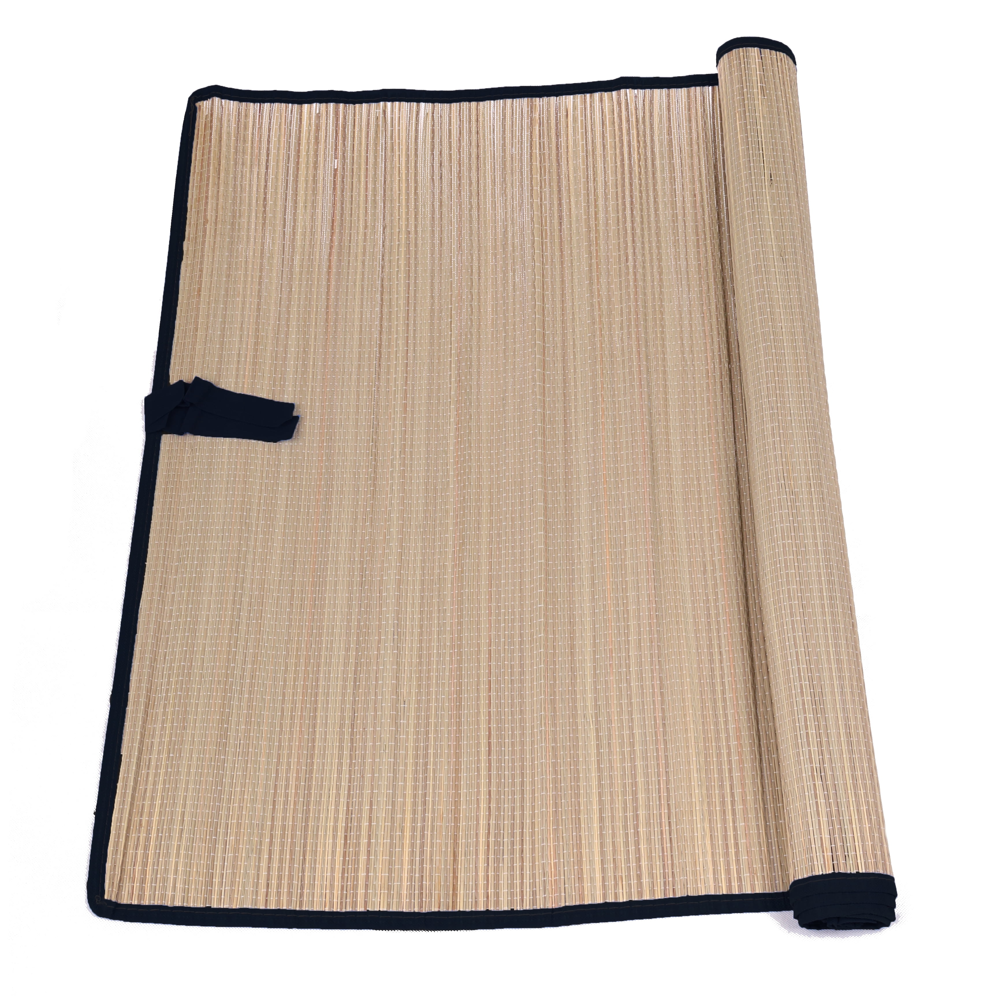 Natural Straw Summer Beach Mats w Colored Trim Luau 69"x27.5" Straw ...