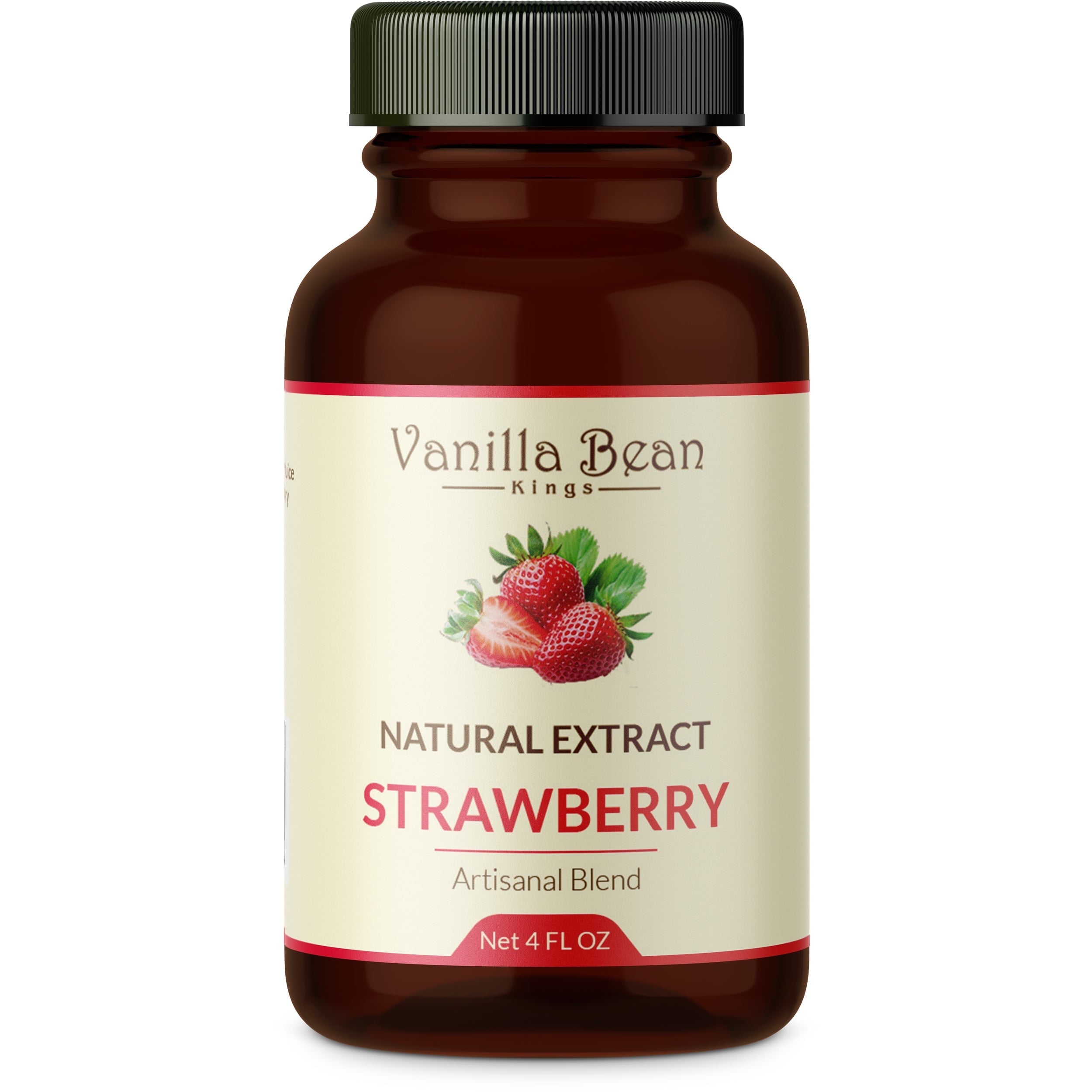 Natural Strawberry Extract for Baking and Flavoring - 4 OZ - Natural ...