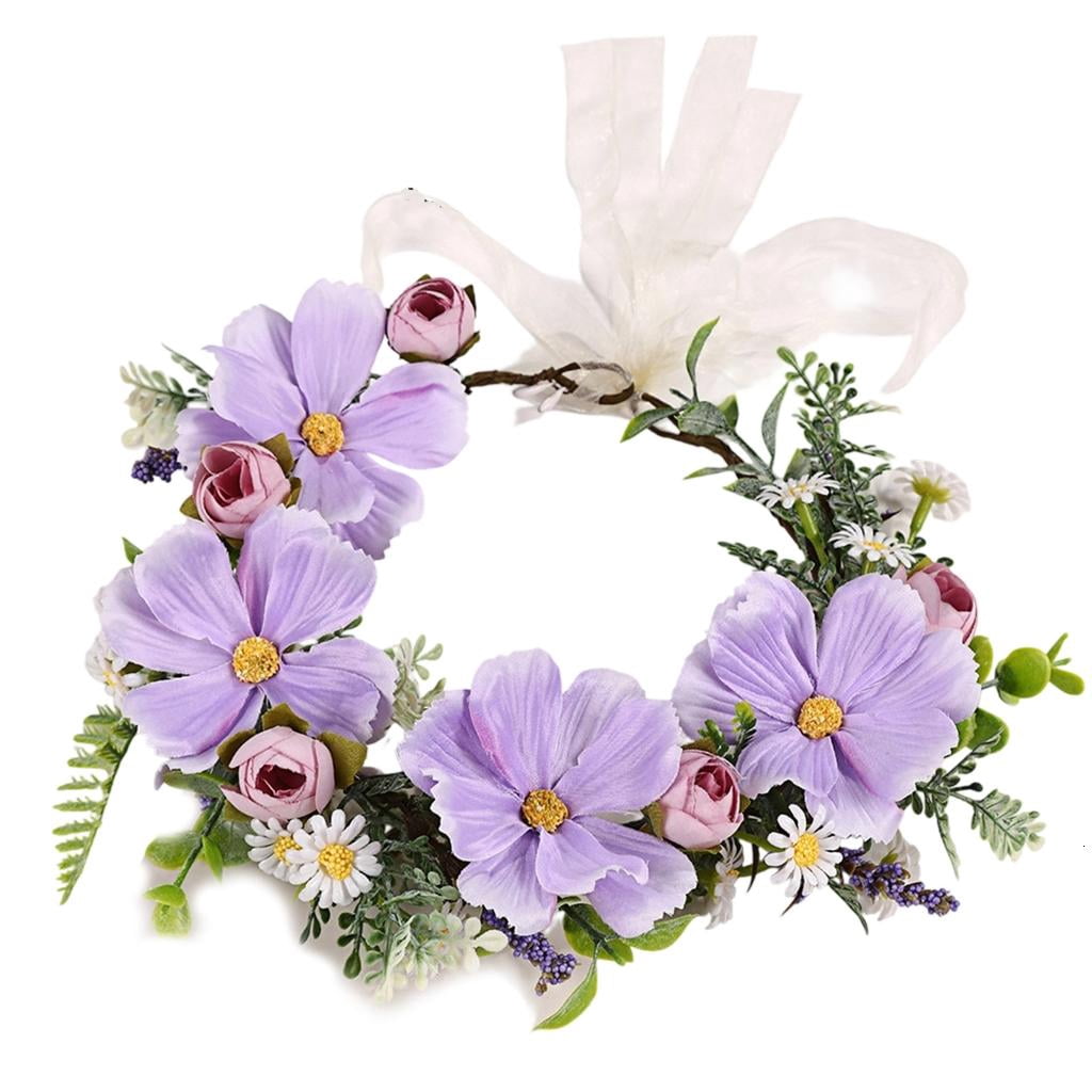 Natural Style Floral Headbands For Music Festivals And Daily Wear ...
