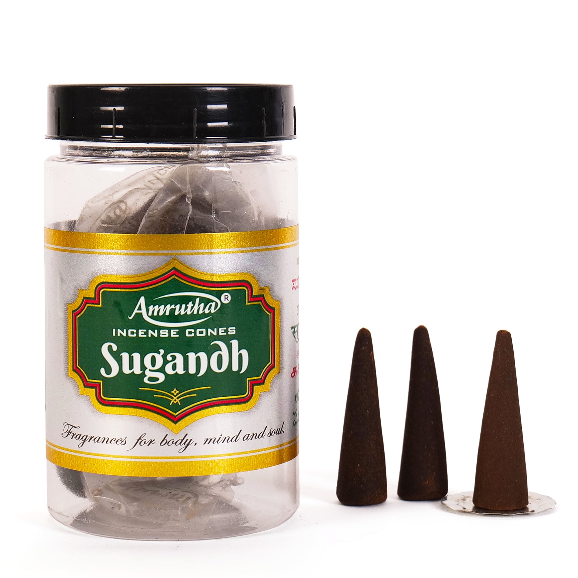 Natural Sugandh Incense Cones Scent, 22 Pieces, 80 Grams Pack, Chemical ...