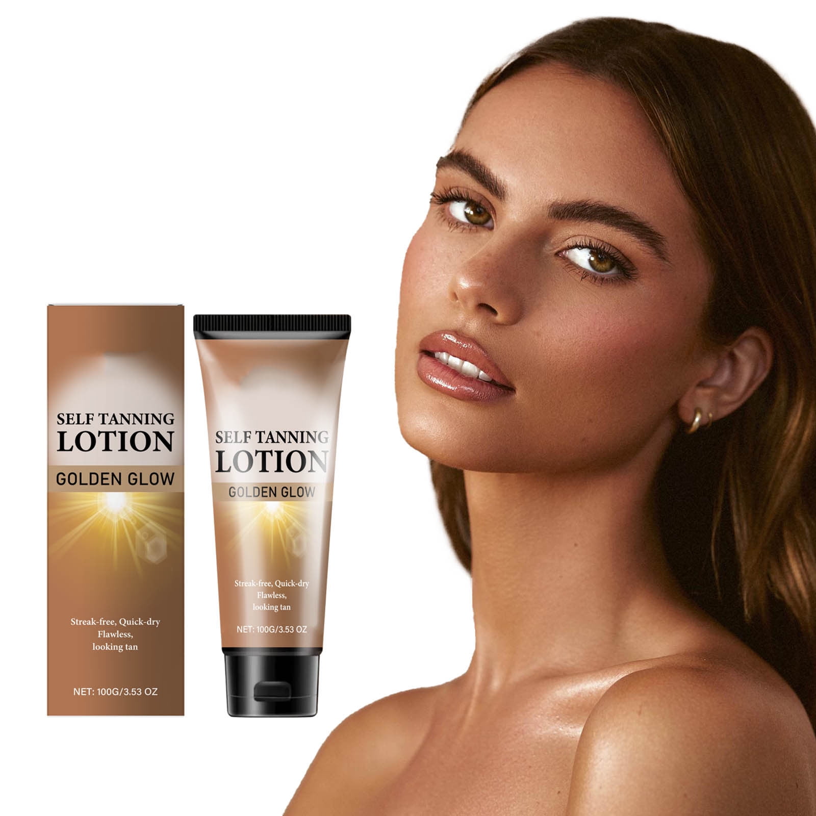 Natural Sunless Self Tanner Lotion for Face & Body | Rapid Bronzing ...