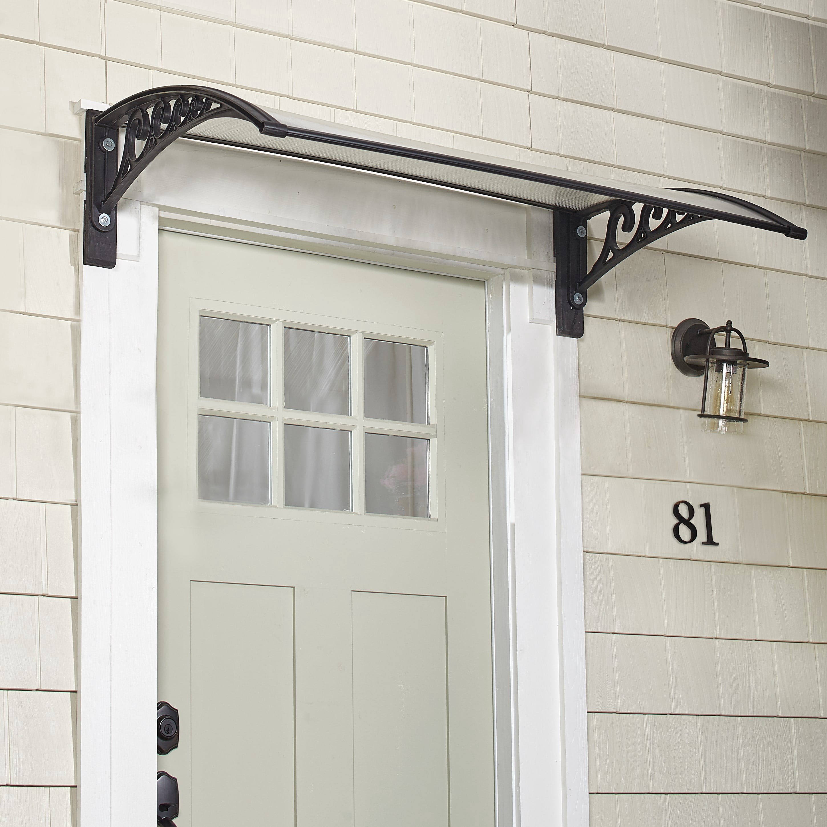 Natural Sunlight Door Canopies - Black - Walmart.com
