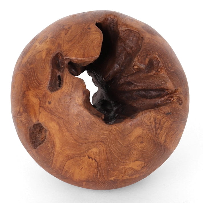 Natural Teak Ball - Orb Wooden Balls - Teak Root Decorative Balls for ...