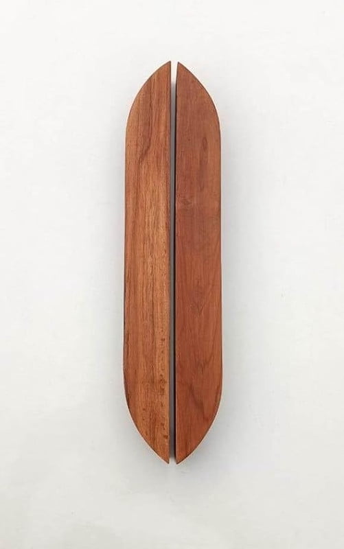 Natural Teak Wood Handle with Matt Finish Teak Wooden for Wardrobe ...