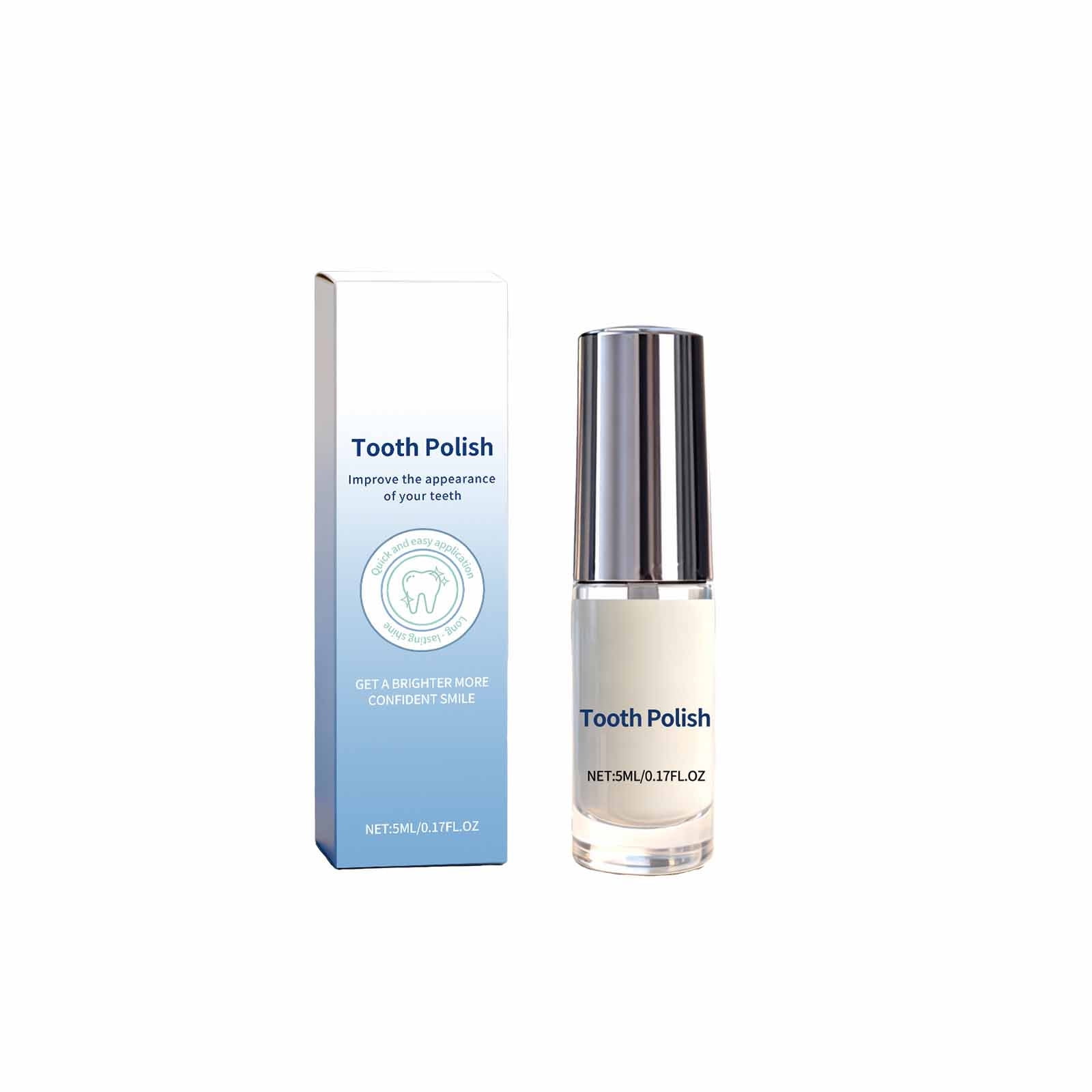 Natural Teeth Whitening Polish – Gentle Brightening Formula for ...