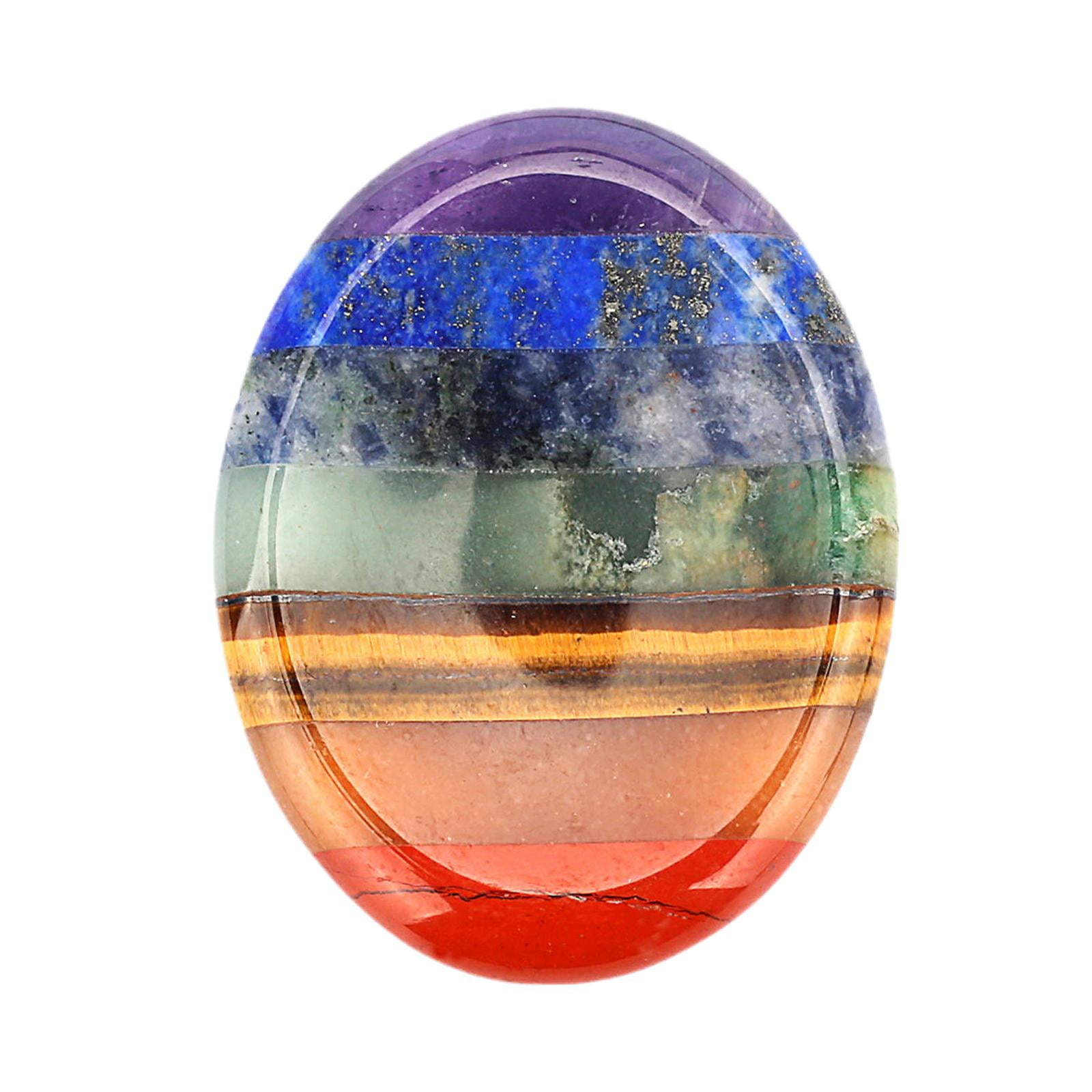 Natural Thumb Worry Stone,Gemstone Worry Stones Reiki Crystal Healing ...