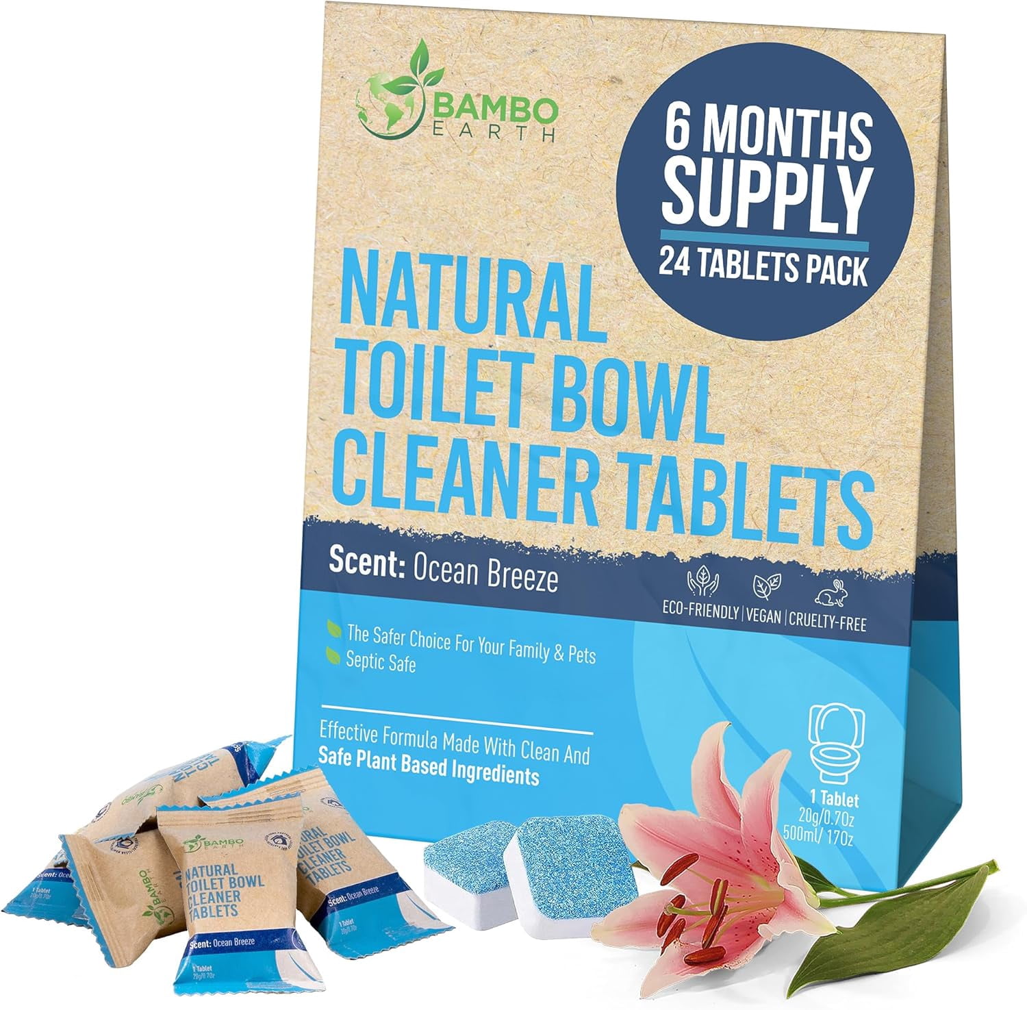 Natural Toilet Bowl Cleaning Tablets - Eco Friendly Products & Cleaning ...