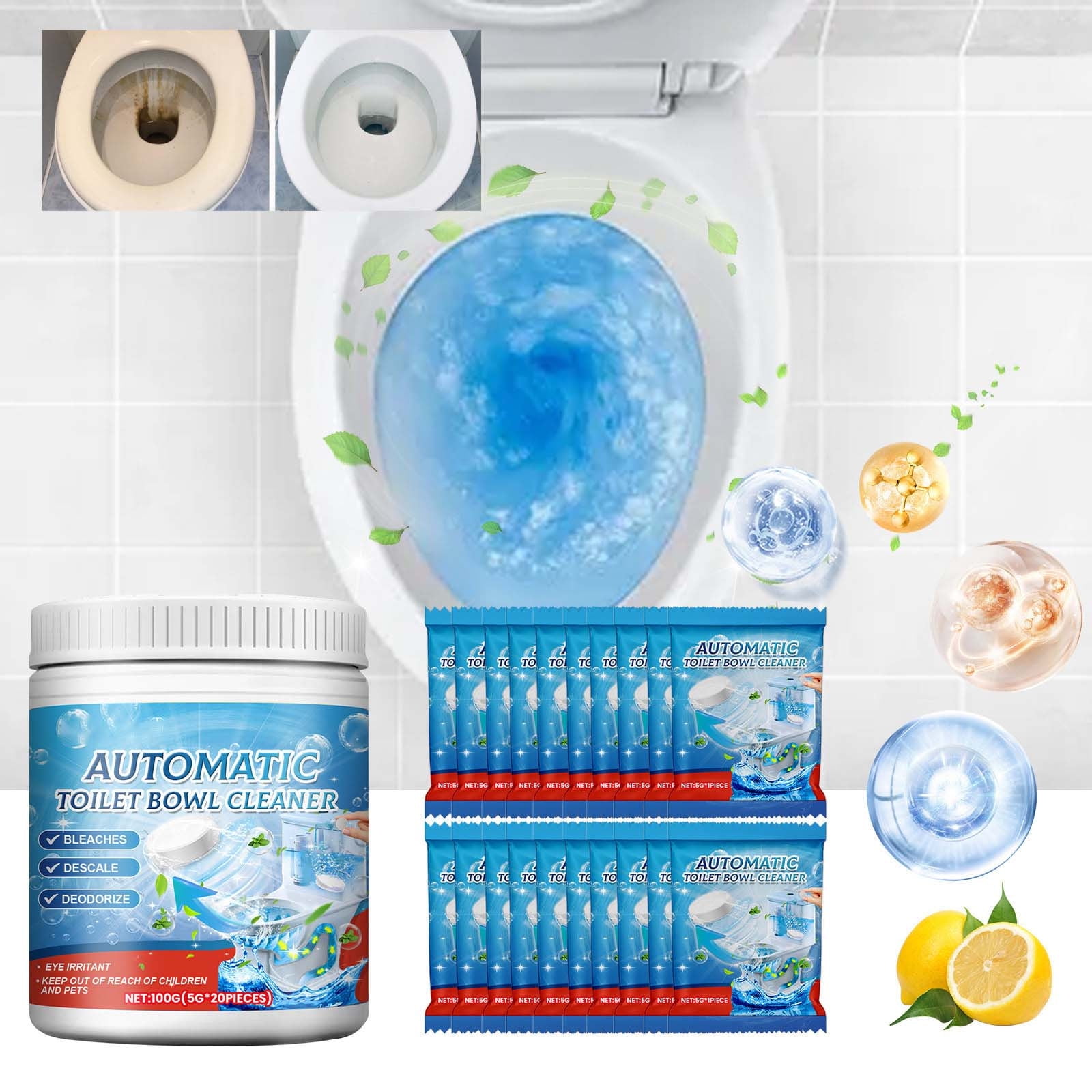 Natural Toilet Bowl Cleaning Tablets - Eco Friendly Products & Cleaning ...