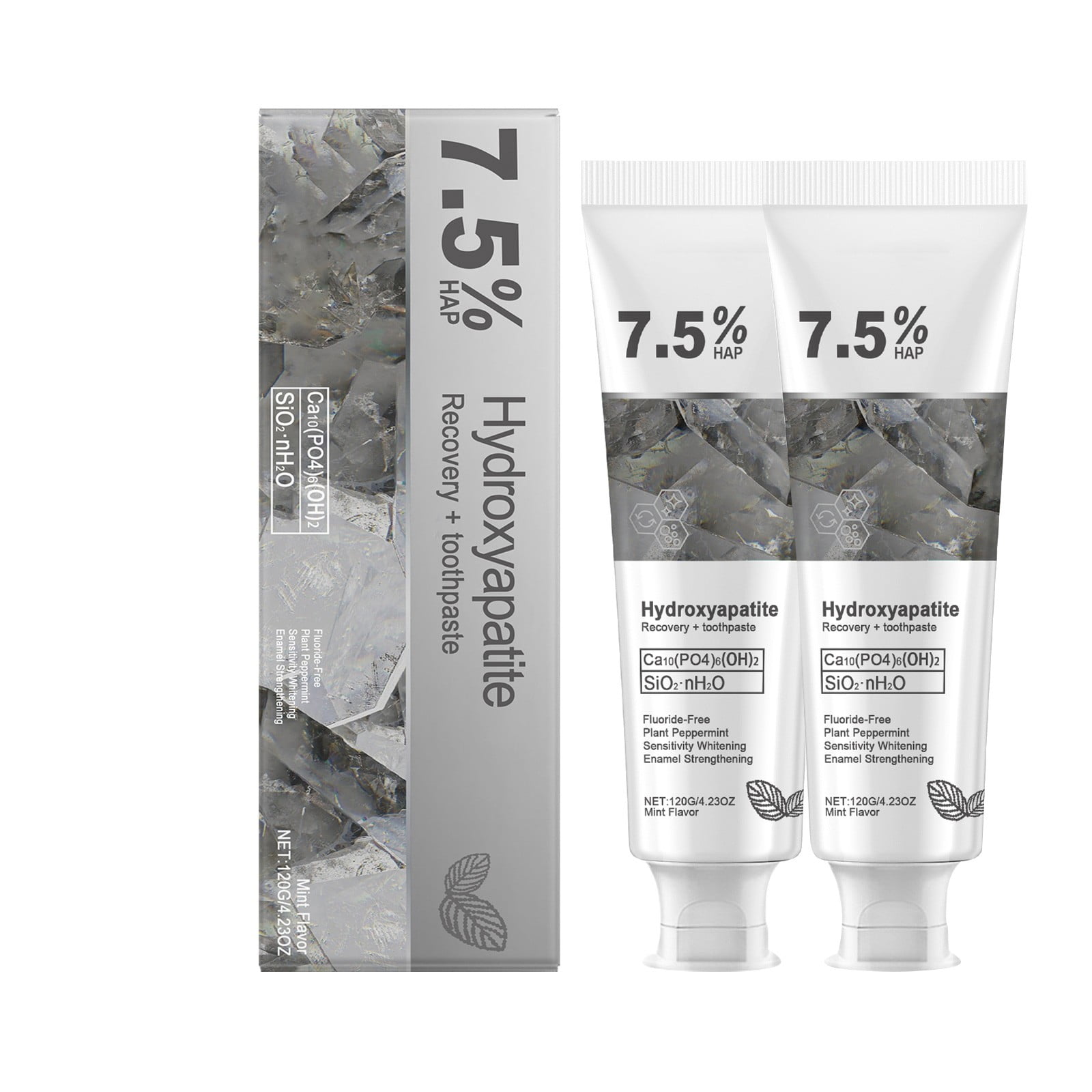 Natural Toothpaste Hydroxyapatite Toothpaste Whitening Toothpaste ...