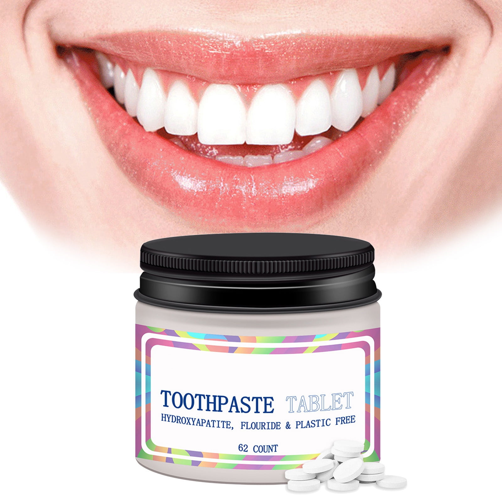 Natural Toothpaste Tablets, Eco-Friendly Remineralizing Hydroxyapatite ...