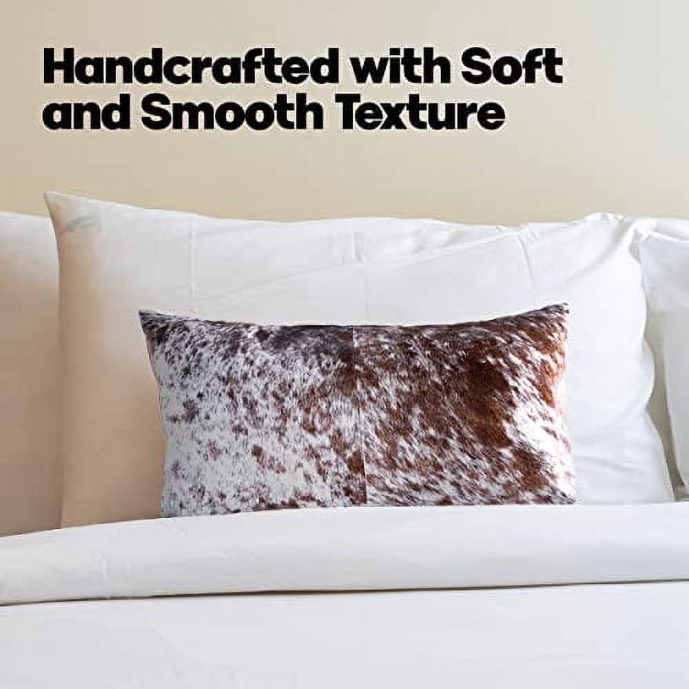 Natural Torino Cowhide Throw Pillows with Poly Insert | Accent Pillows ...