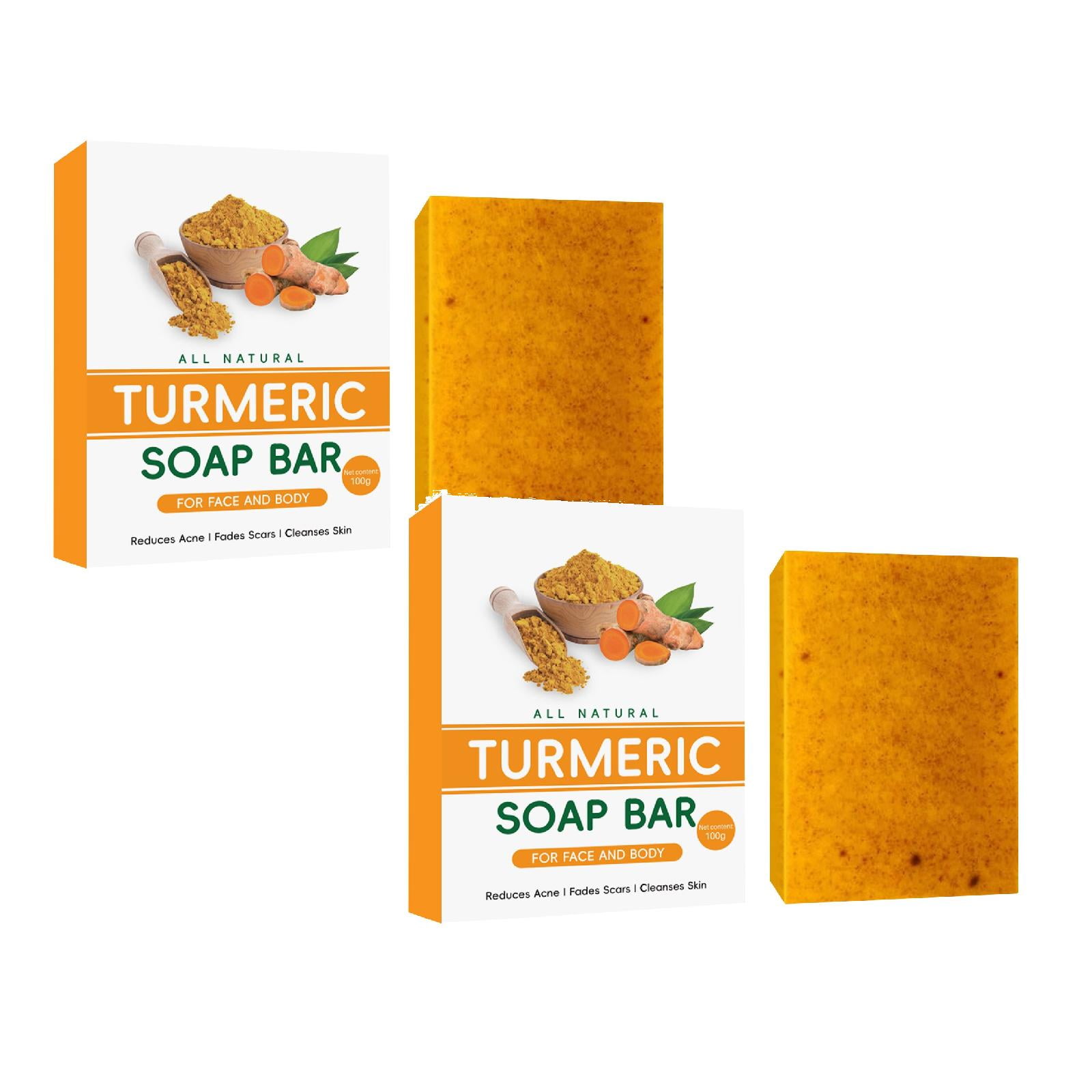 Natural Turmeric Soap for Face & Body ,Turmeric Skin Brightening Soap ...