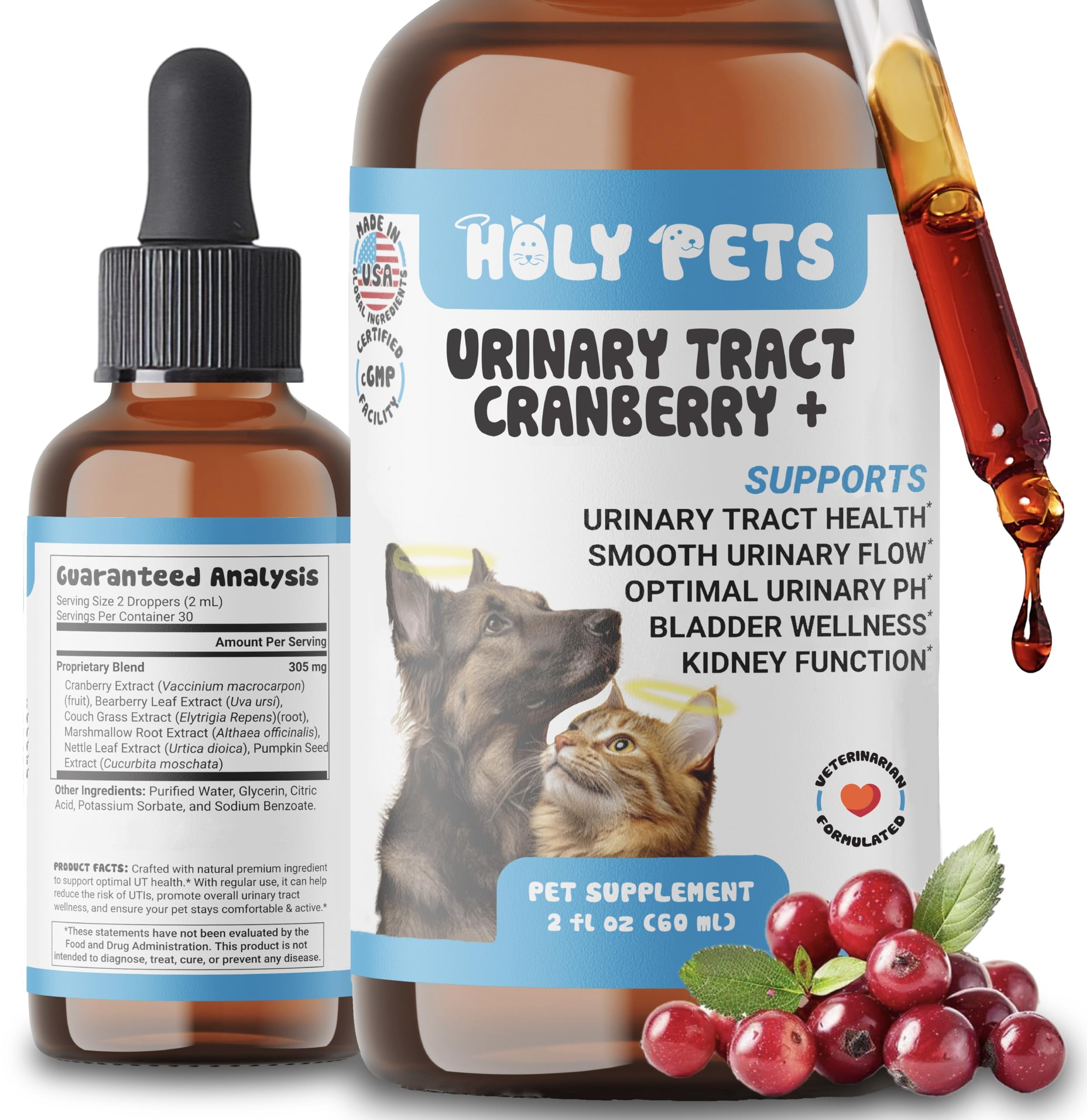 Natural UTI Medicine for Cats & Dogs, Urinary Tract Infection Treatment ...