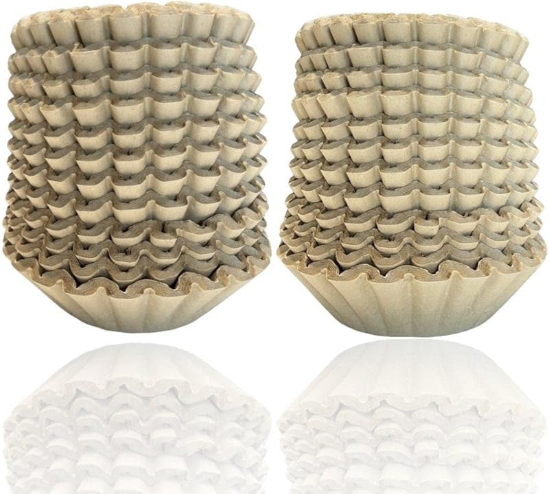 Natural Unbleached Brown Biodegradable Extra Large Coffee Filters 10 ...