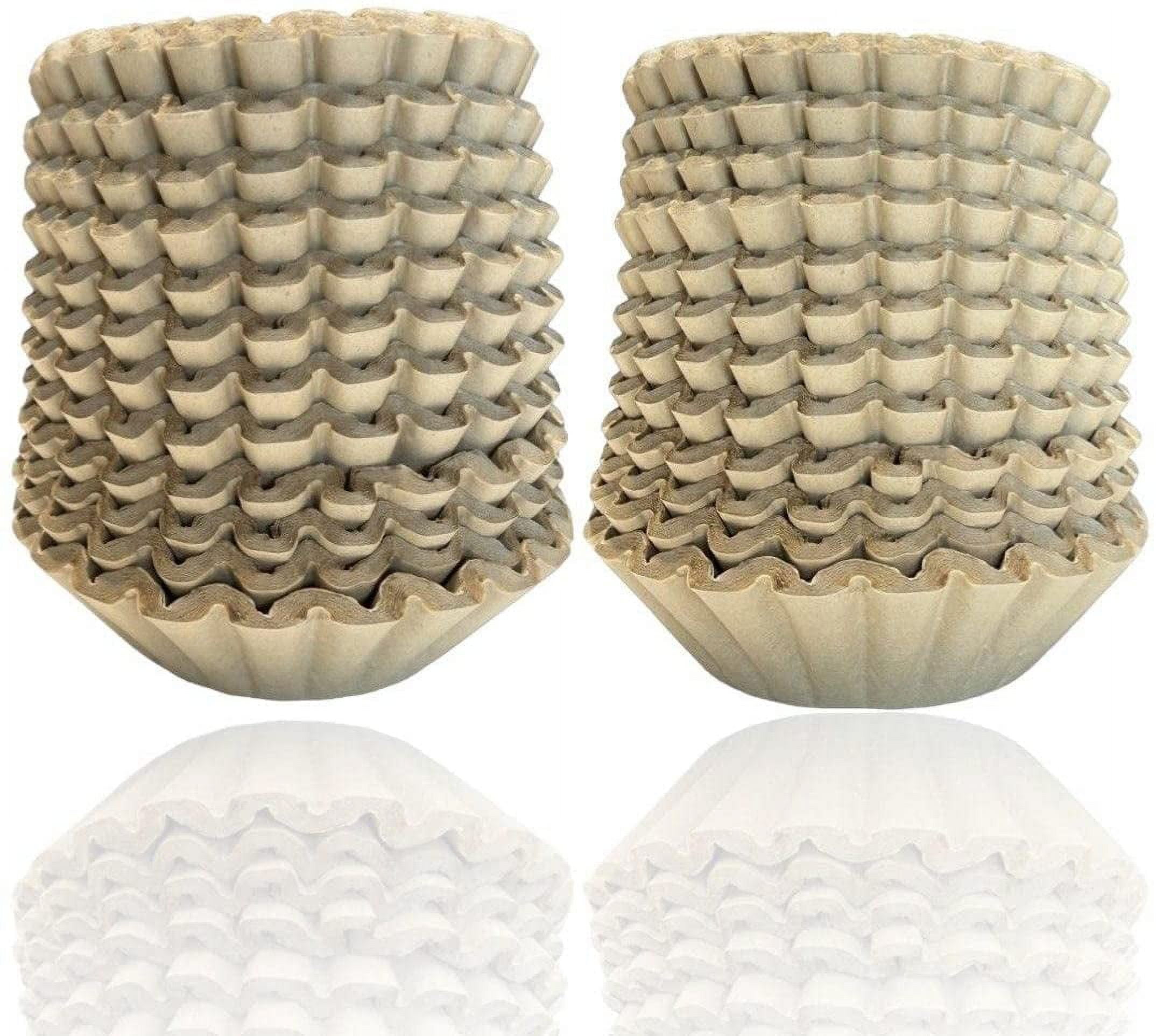 Natural Unbleached Brown Biodegradable Extra Large Coffee Filters Cup ...