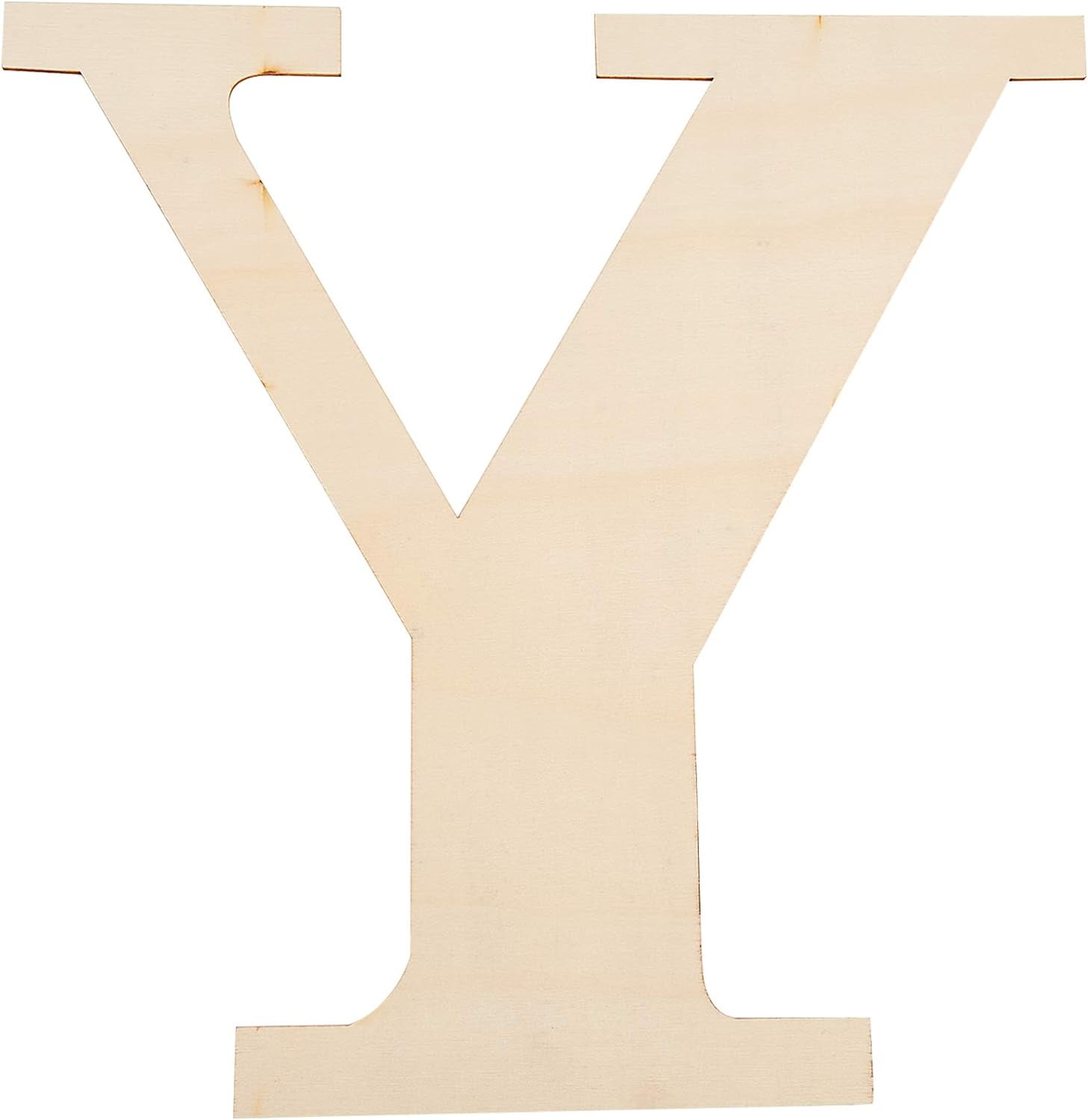 Natural Unfinished Wood Letter 12 Inch Large Wood Letters Y Unfinished ...