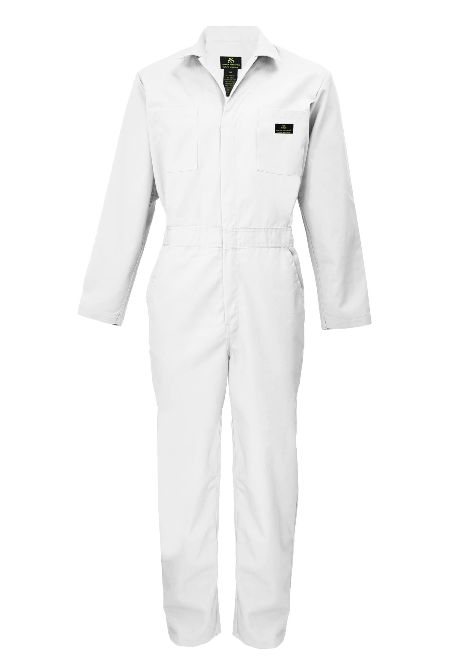 Natural Uniforms Long Sleeve Coverall 861 ( White, XXLarge ) - Walmart.com