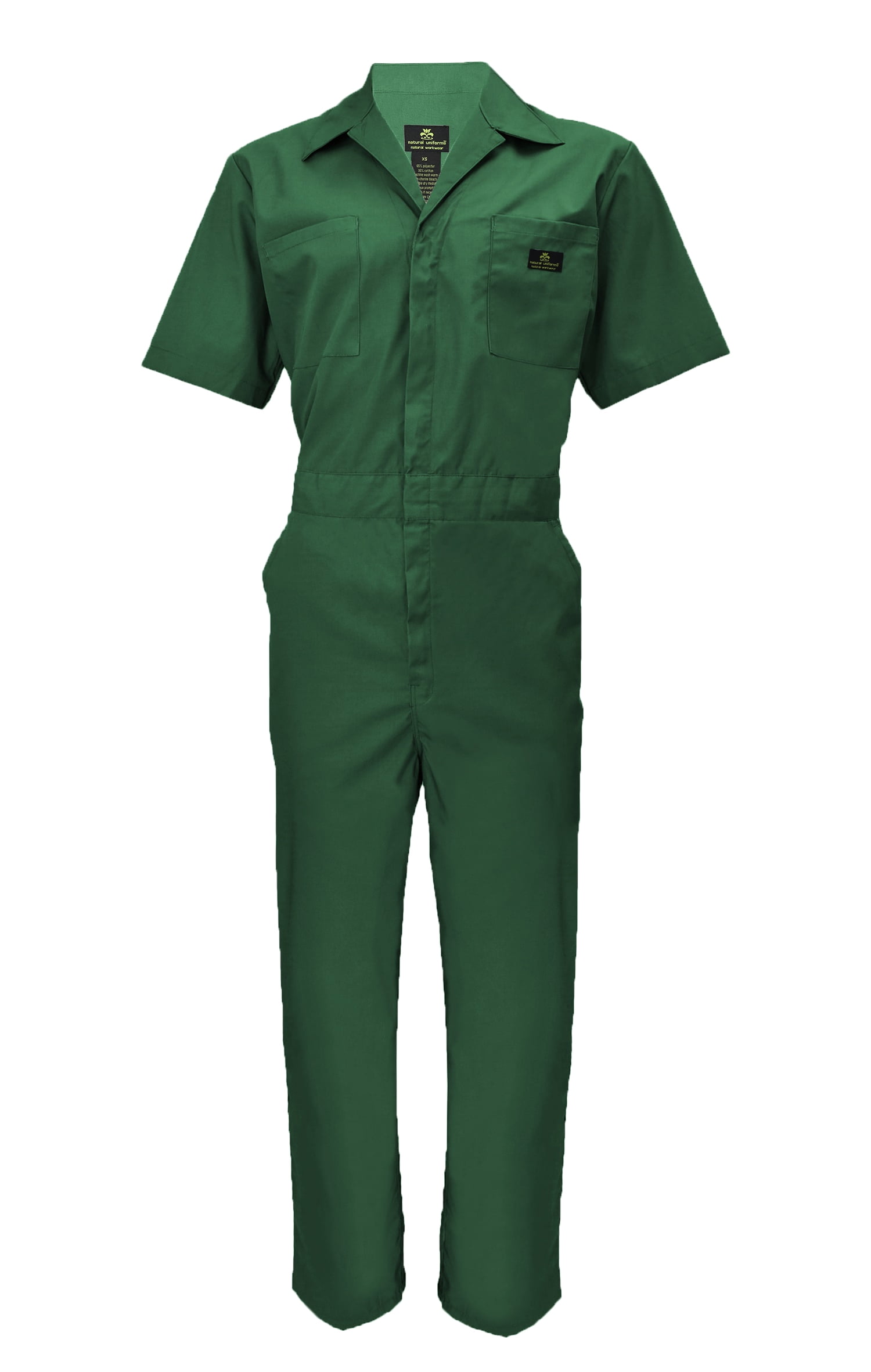 Natural Uniforms Short Sleeve Coverall 399 ( Hunter, Large ) - Walmart.com