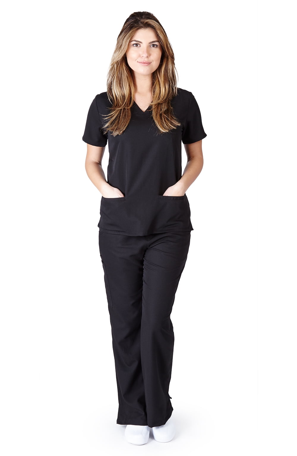 Natural Uniforms Super Soft Junior fit scrub set 8117 9120 - Walmart.com