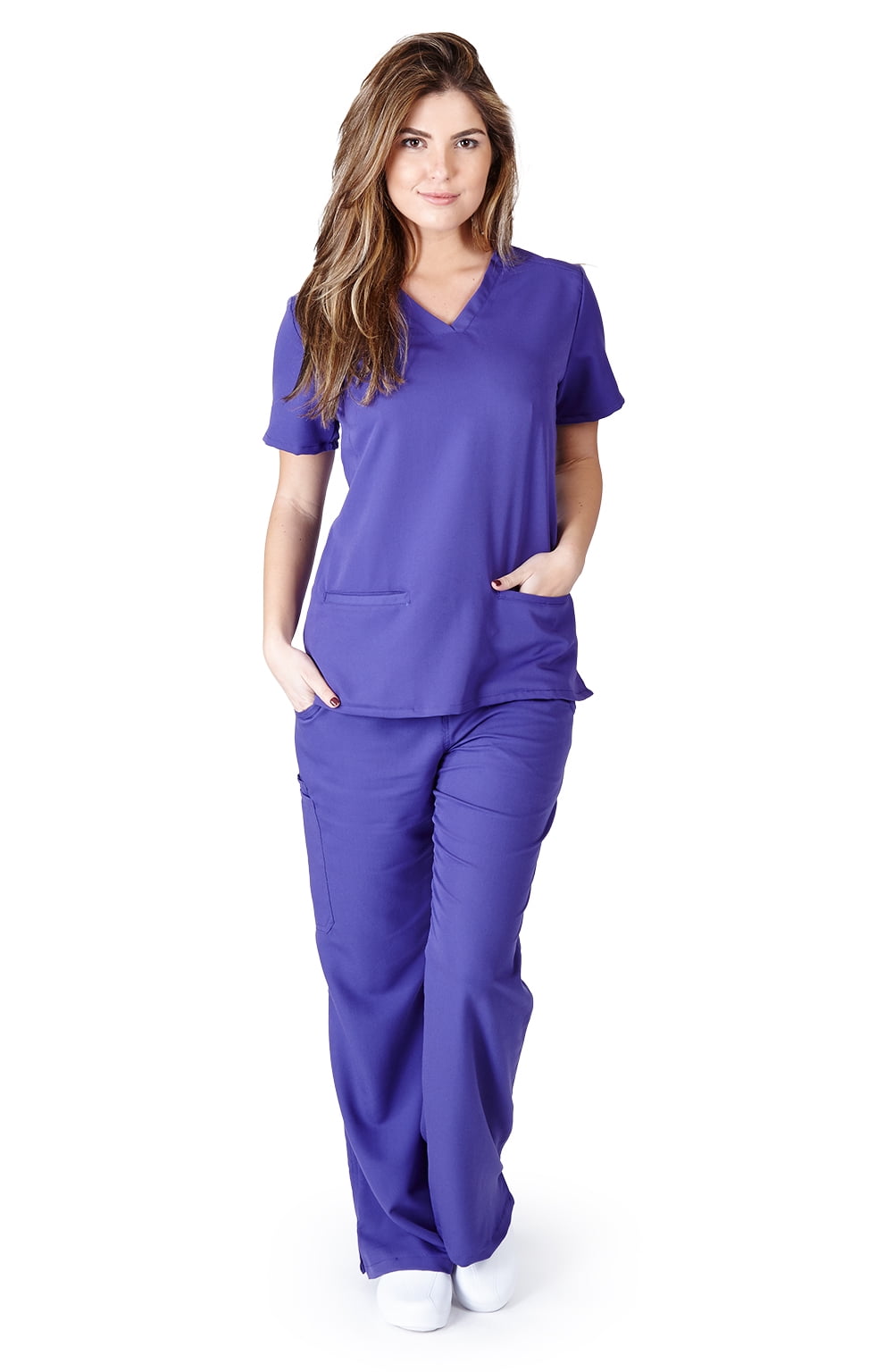 Natural Uniforms Super Soft Junior fit scrub set 8117 9120 - Walmart.com