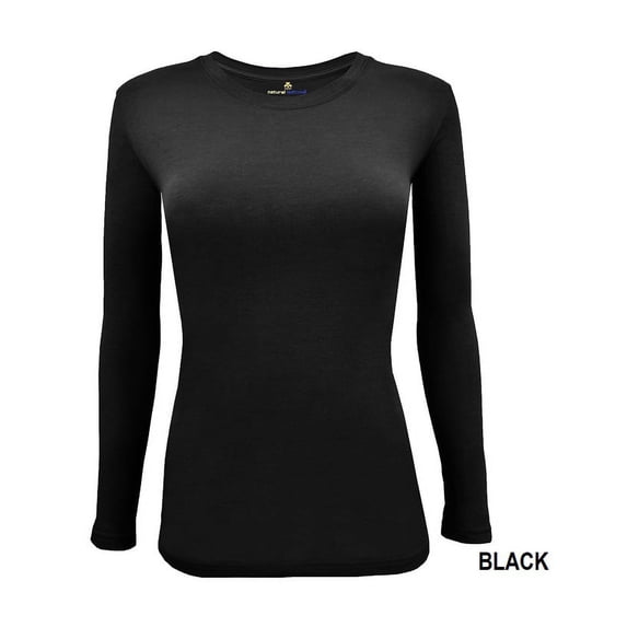 Natural Uniforms Under Scrub Tee Crew Neck Long Sleeve T-Shirt ...