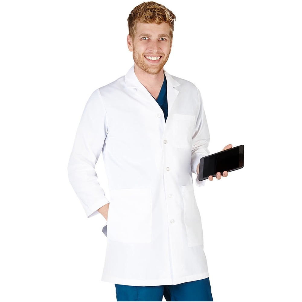 Natural Uniforms Unisex 38"; Tablet Pocket Lab Coat - Walmart.com