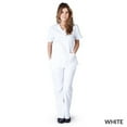 Natural Uniforms Women's Mock Wrap Tie Back Scrub Set, Style MM001 ...