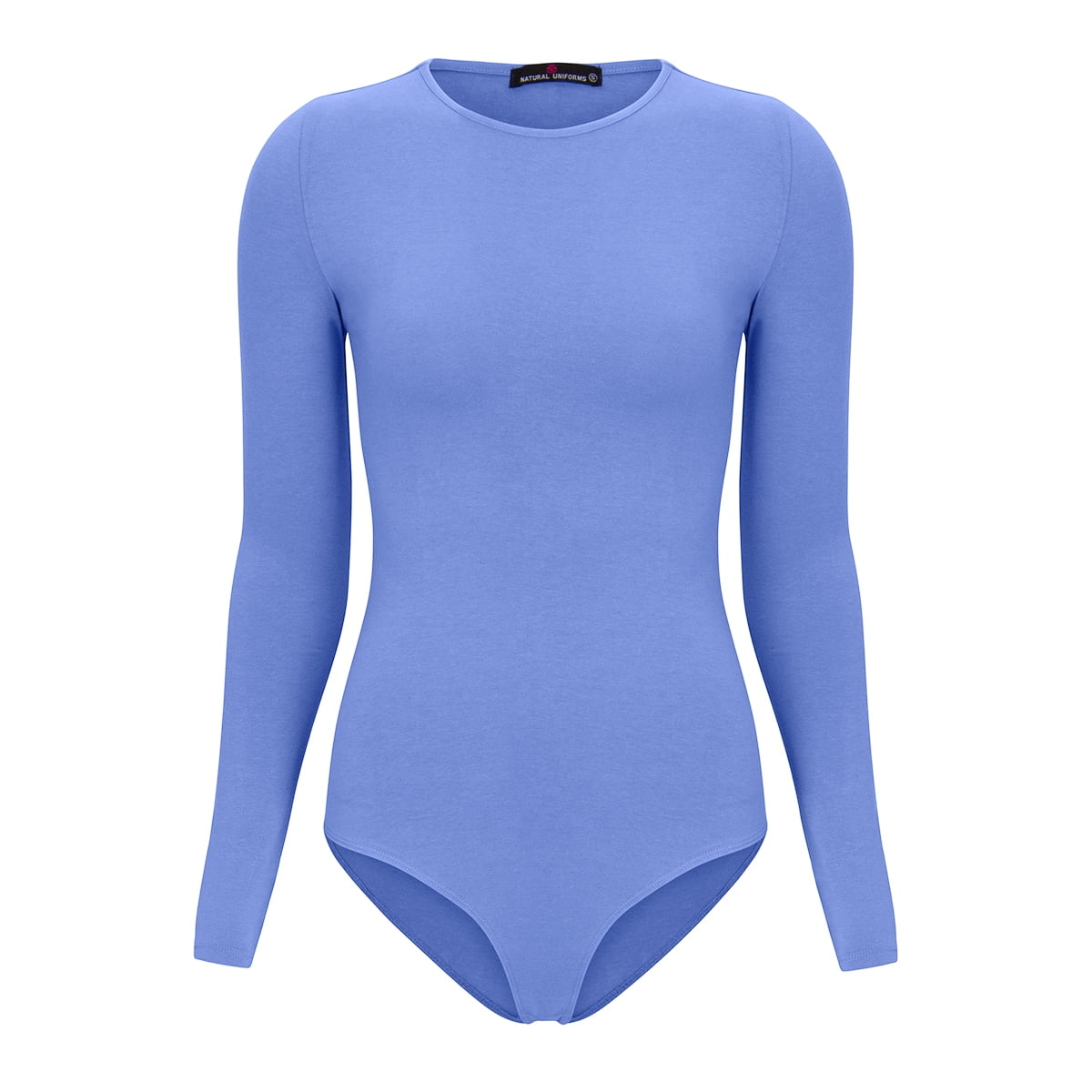 Natural Uniforms Womens Long Sleeve T-Shirt Body Suit - Walmart.com