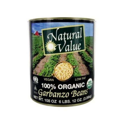 Natural Value Garbanzo Beans, 108 Ounce -- 6 per case. - Walmart.com