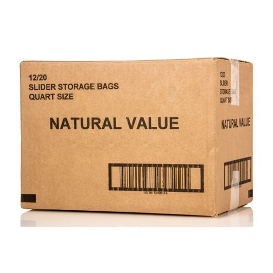 Natural Value Slider Storage Bags, Quart size-12 x 20 ct - Walmart.com