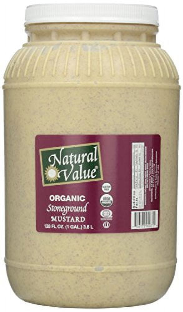 Natural Value Stone Ground Mustard, Organic-1 Gallon - Walmart.com