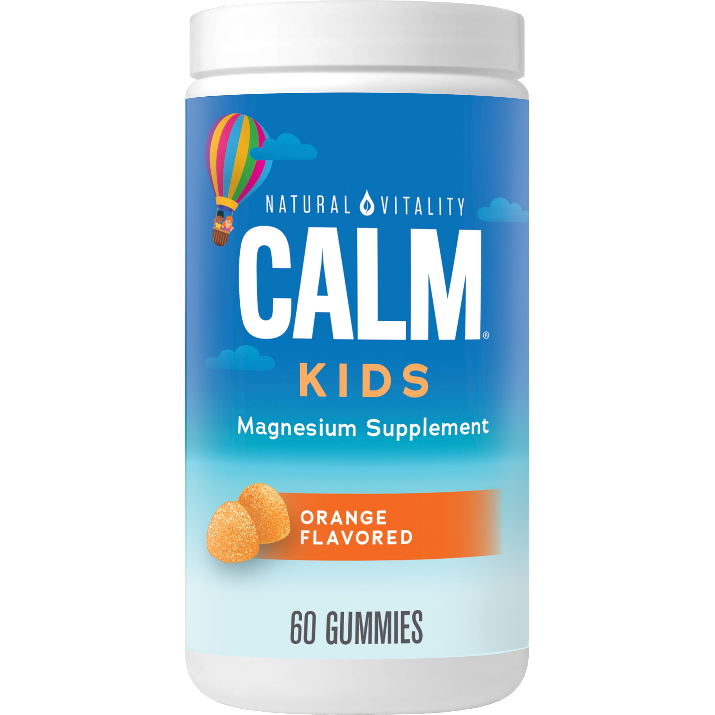 Natural Vitality CALM Kids Sweet Citrus Flavored Magnesium Supplement ...