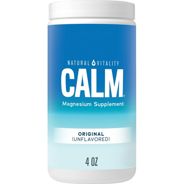 Natural Vitality CALM Adult Magnesium Drink Mix for Stress Relief, Mind ...