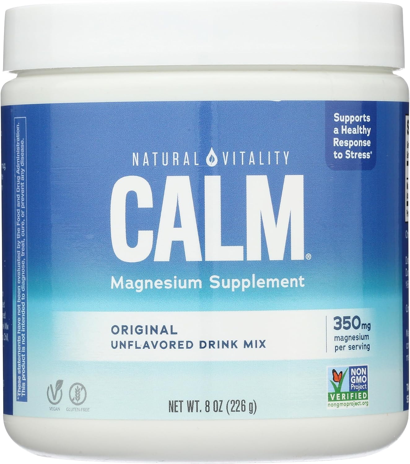 Natural Vitality CALM, Unflavored Magnesium Drink Mix Supplement ...